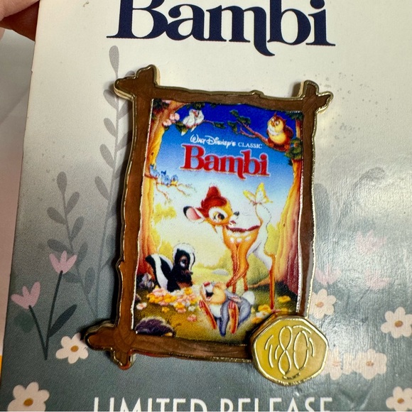 Disney | Accessories | Nwt Disney Bambi Movie Poster 8th Anniversary ...